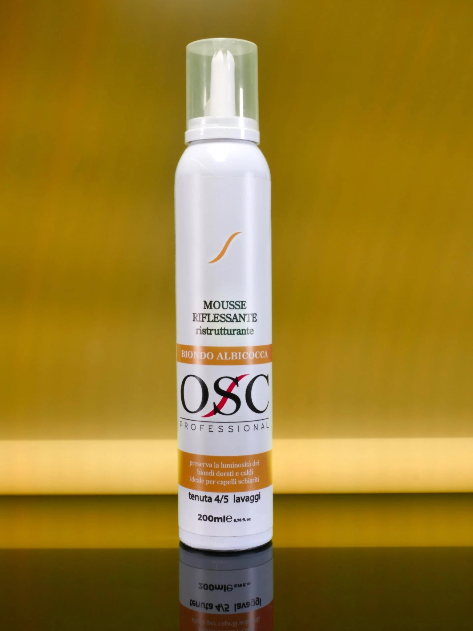 Mousse OSC Riflessante Biondo Albicocca 200ml – Bio4Life